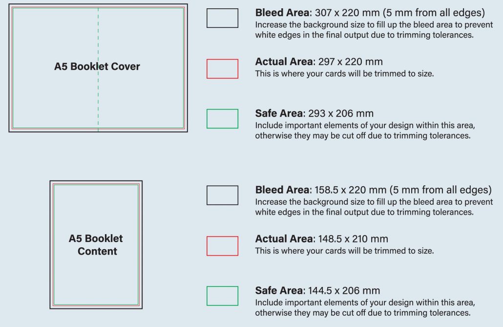 A5 Booklet (Digital Printed) | Custom Design - Pop Up Print (Singapore)